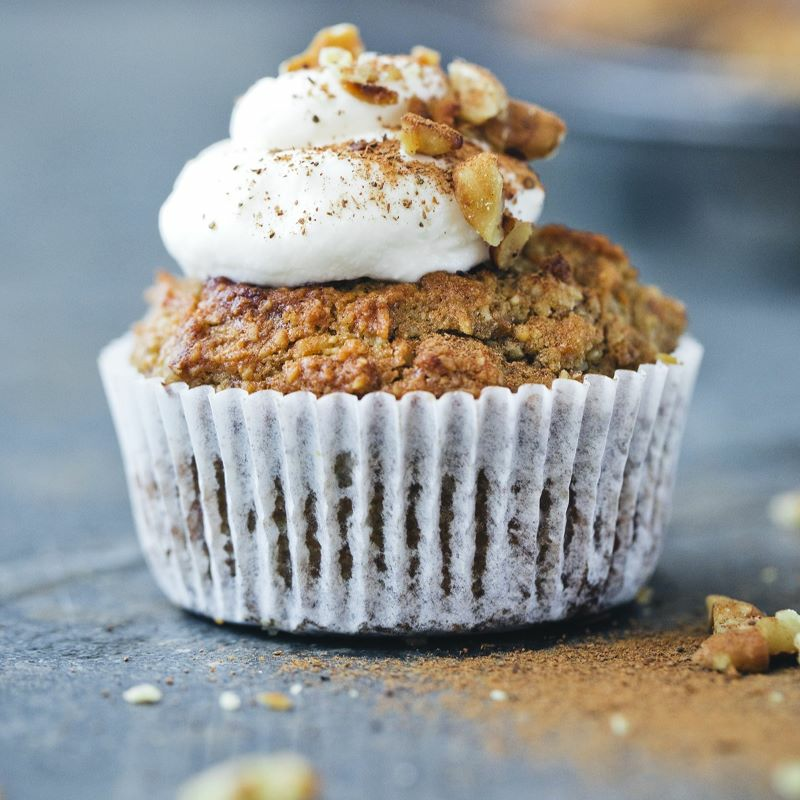 Glutenfria morotsmuffins - Kung Markatta