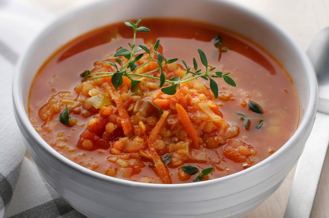 Röd Linssoppa - Kung Markatta